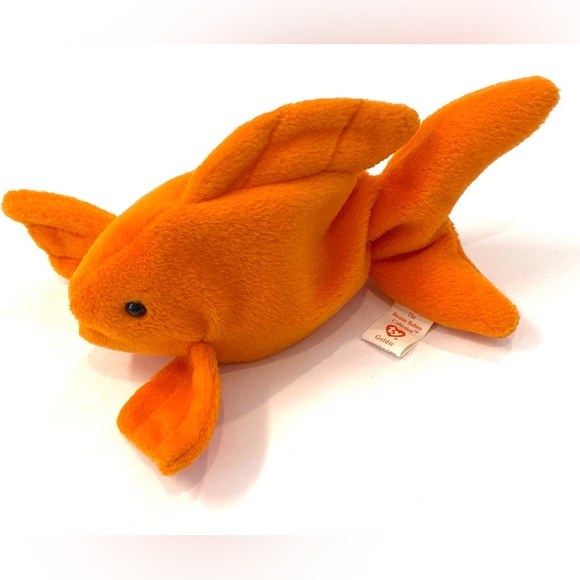 Ty | Toys | Ty Beanie Babies Goldie The Goldfish Rare Pvc Pellets ...